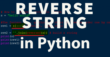 How to reverse a string in Python 3 | ION HowTo