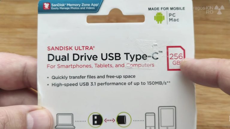 SanDisk Ultra Dual Drive USB-C flash drive unboxing and speed test ...