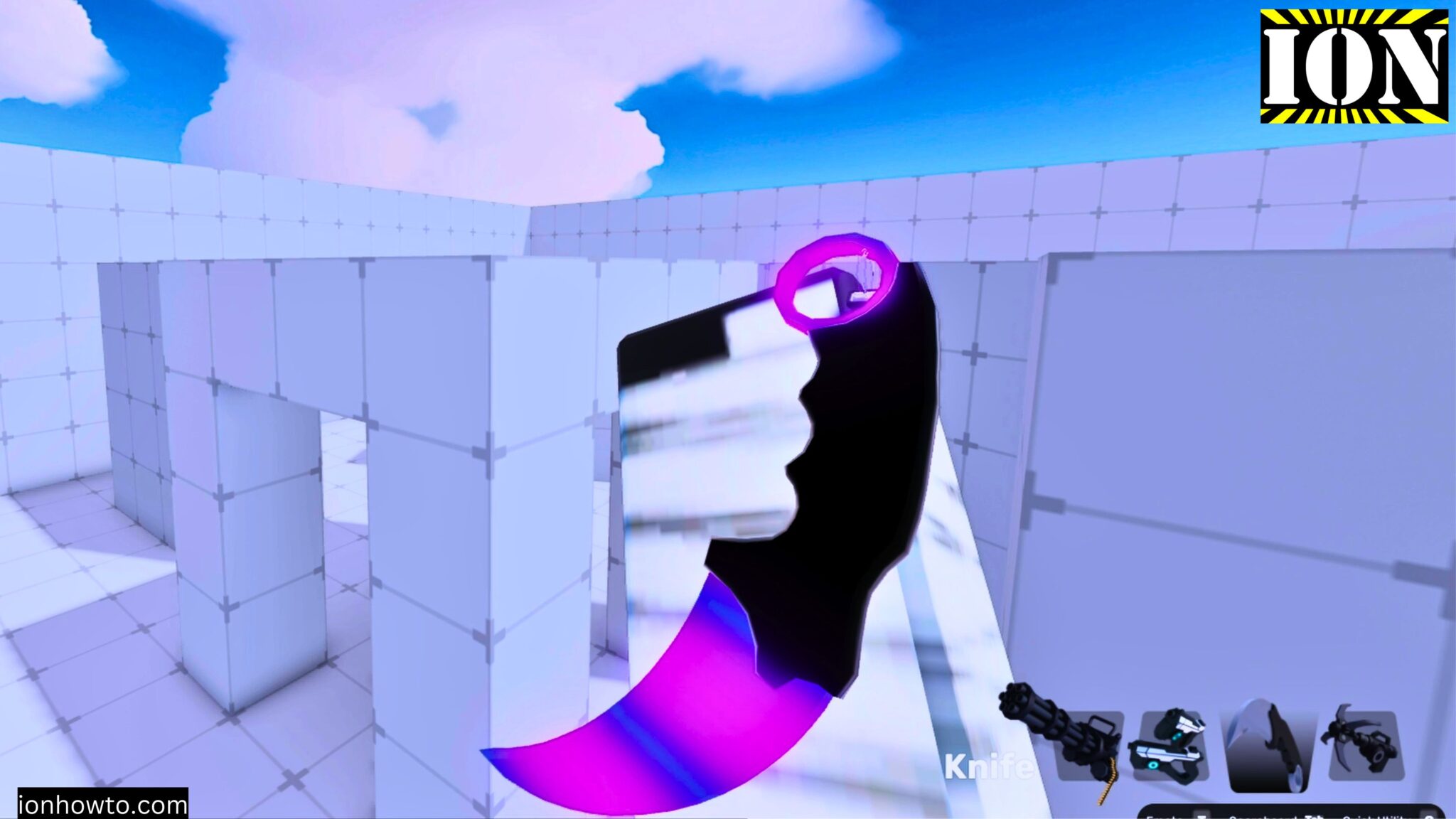 Karambit on Arena in Roblox Rivals | ION HowTo